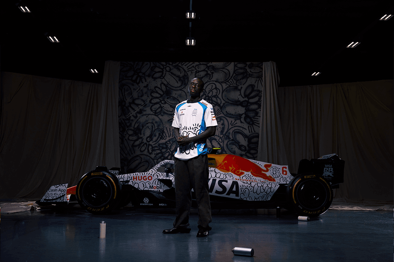 Olaolu Slawn x VCARB HUGO F1 Car Collaboration | Hypebeast