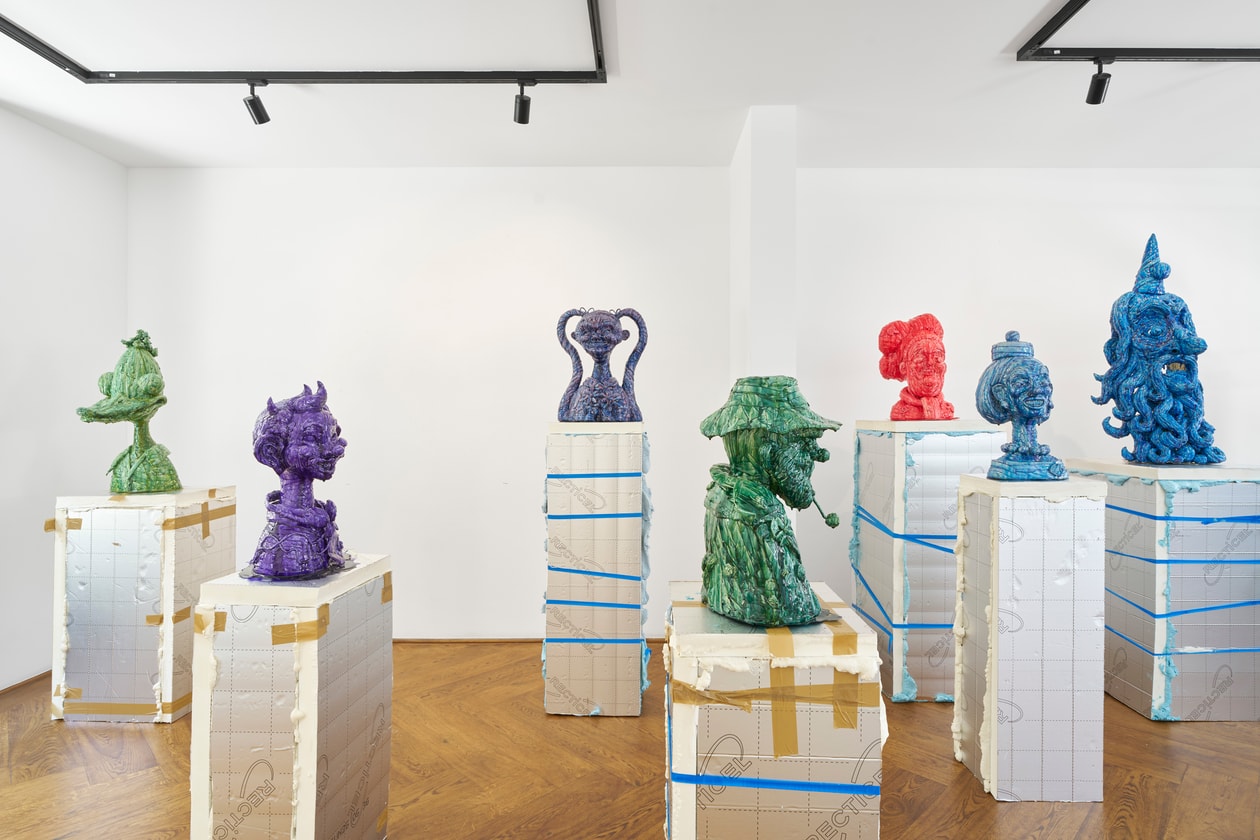 Gary Card 'Gathering Dust' Plaster Takeover London | Hypebeast