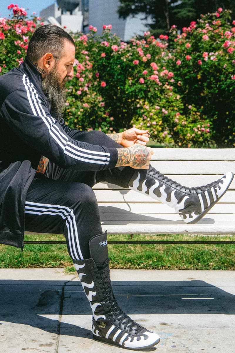 率先近赏 Brody King x Brain Dead x adidas「Japan High Top/Japan Pro」火焰联名鞋款 | Hypebeast