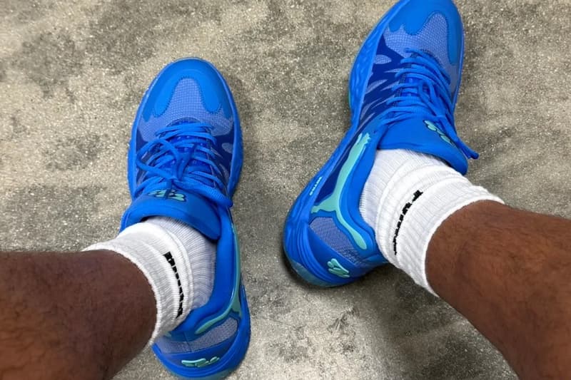 Tyrese Haliburton 抢先曝光 PUMA Hali 1 最新配色「Blue」 | Hypebeast