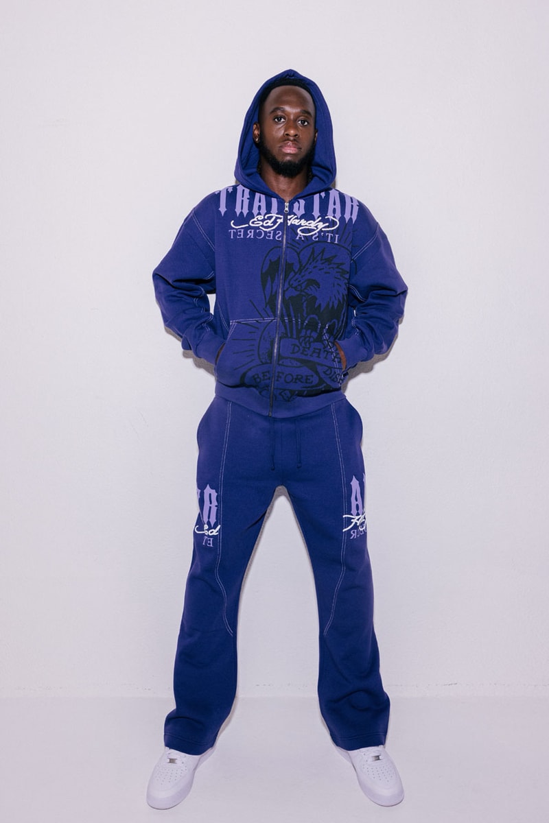 Sheck Wes 与 Aaron Wan-Bissaka 联手演绎 Trapstar x Ed Hardy 最新联名 | Hypebeast