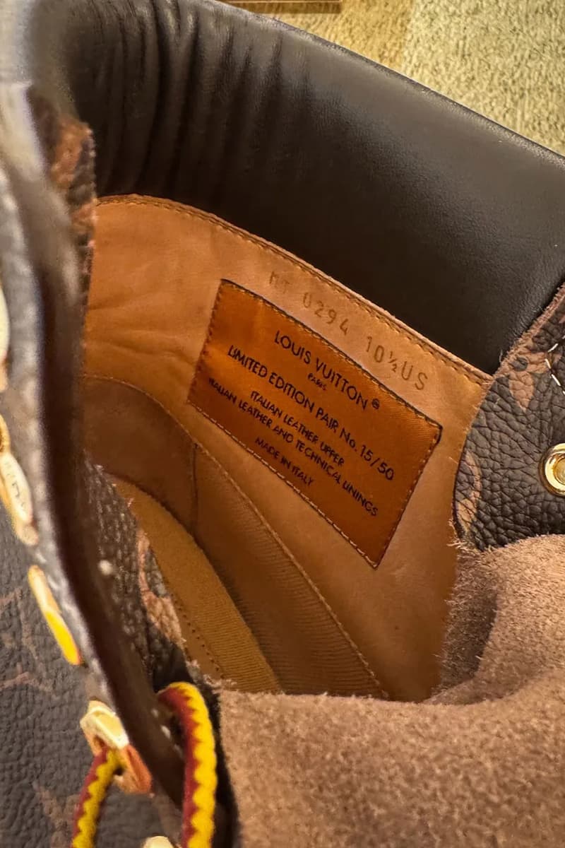 Pharrell 18K Gold Louis Vuitton x Timberland Boots Surfaces | Hypebeast