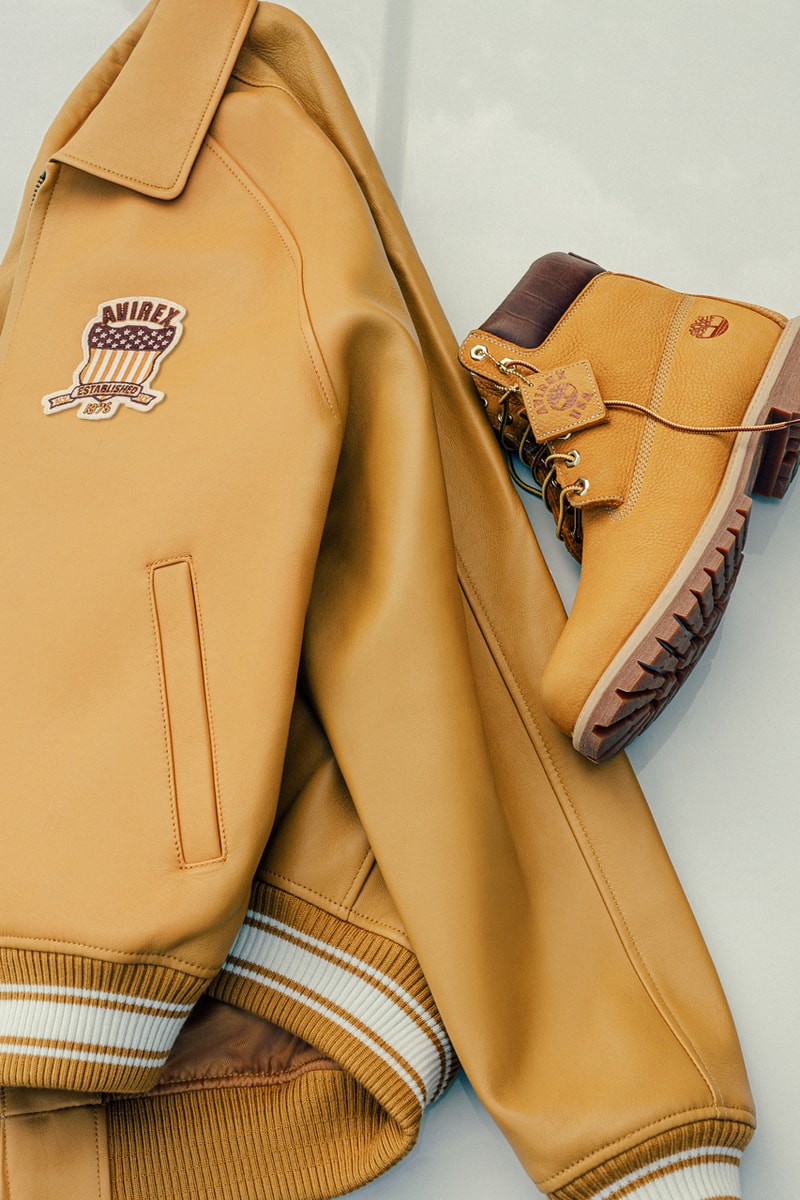 Avirex x Timberland: data de lançamento da 6-Inch Boot e Icon Jacket ...