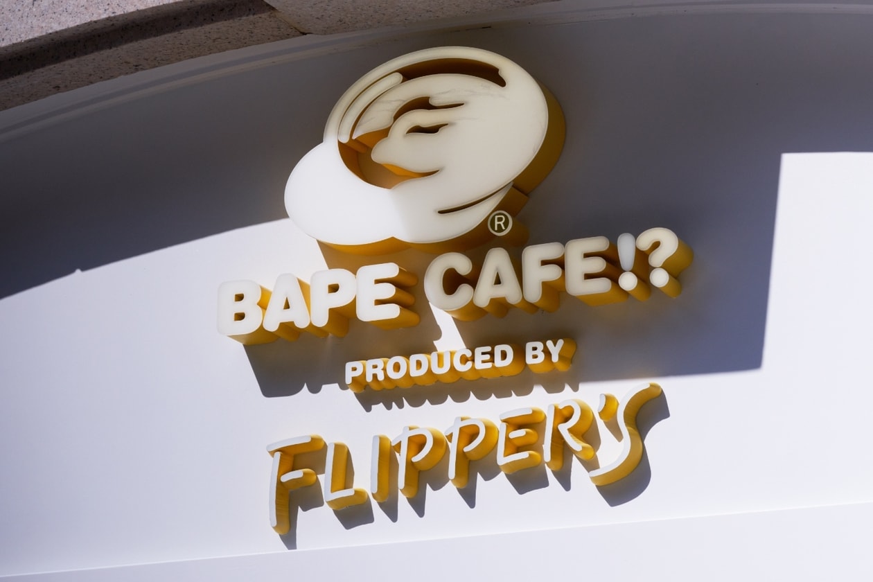 BAPE's First All-White Concept Store & Cafe HK | Hypebeast