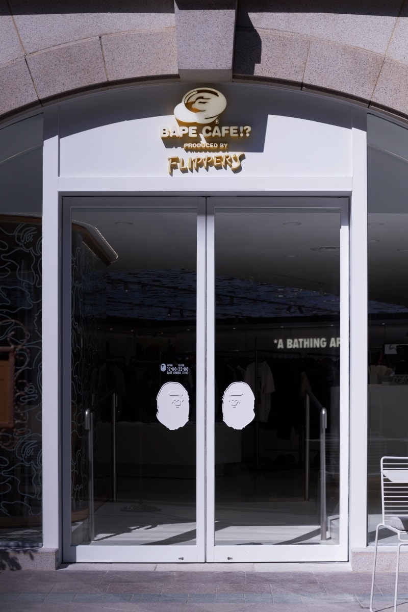 BAPE's First All-White Concept Store & Cafe HK | Hypebeast