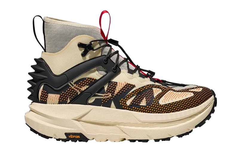 HOKA Goes Bold With the Mafate X Hike “Vintage Yellow/Black”