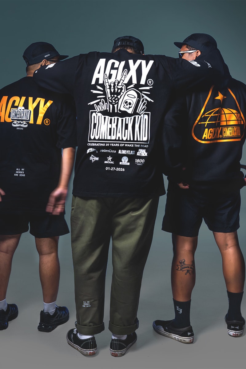 AGLXY x Comeback Kid Capsule Collab Release Infos | Hypebeast