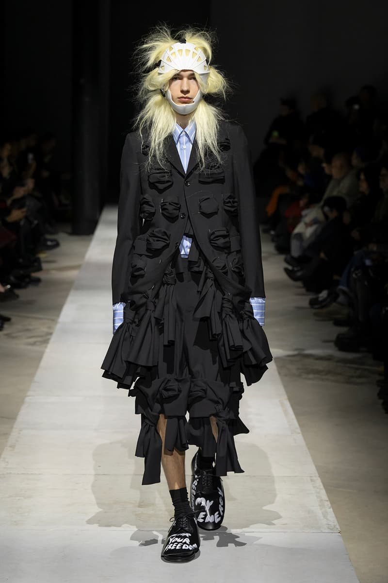 COMME des GARÇONS Homme Plus Fall/Winter 2026 collezione Black Hole ...