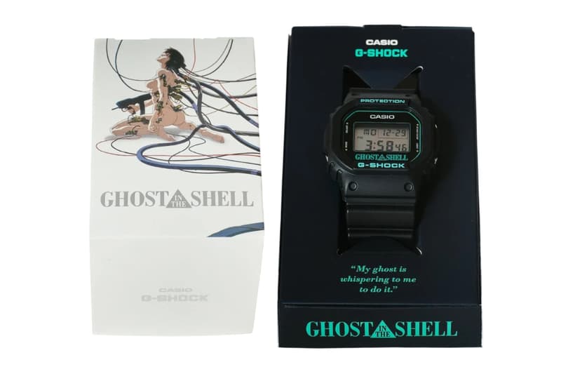《Ghost in the Shell》x G-SHOCK DW-5600 聯名腕錶 | Hypebeast