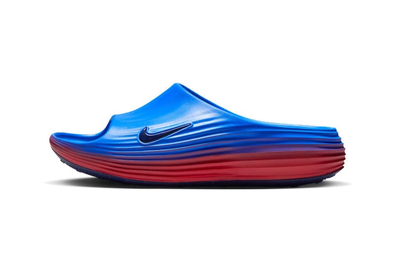 Nike ReactX Rejuven8 Slide "Action Red/Light Photo Blue" | Hypebeast