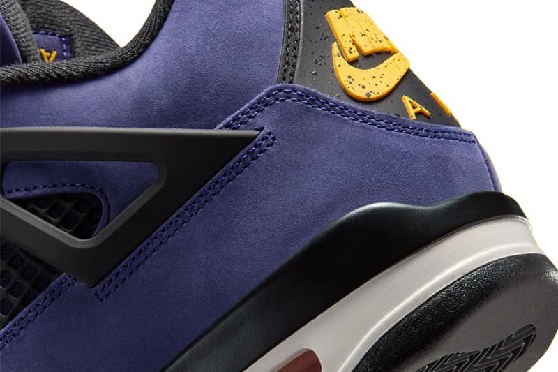 Air Jordan 4 "Lakeshow" Official Images | Hypebeast