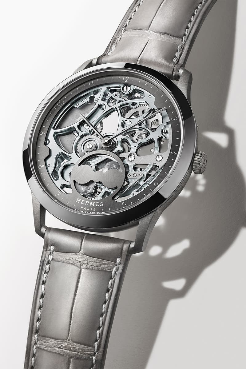 Hermès Slim d'Hermès Squelette Lune Skeleton: Jam Tangan Skeleton Mewah ...