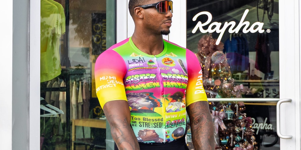 Lauren Halsey Designs Rapha Jersey for Dolphins Cancer Challenge ...