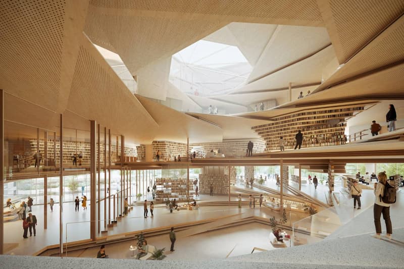 Kengo Kuma Wir Słowa Library Rzeszów Poland | Hypebeast