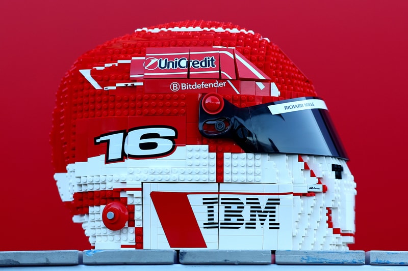LEGO Lewis Hamilton Charles Leclerc Scuderia Ferrari HP Driver Helmets ...