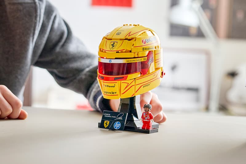 LEGO Lewis Hamilton e Charles Leclerc – novos capacetes Scuderia ...