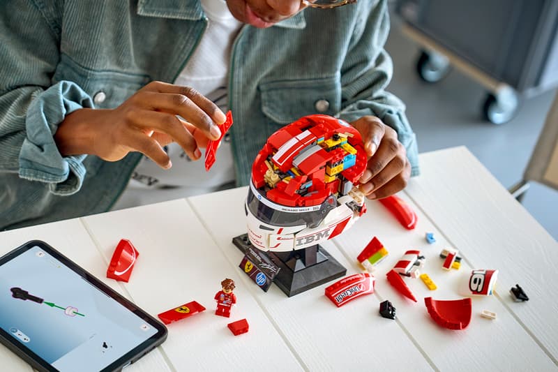 LEGO Lewis Hamilton e Charles Leclerc – novos capacetes Scuderia ...