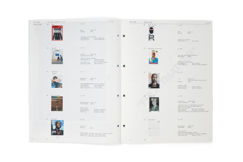The Virgil Abloh Archive™ Officially Launches 'The Virgil Reader Vol ...