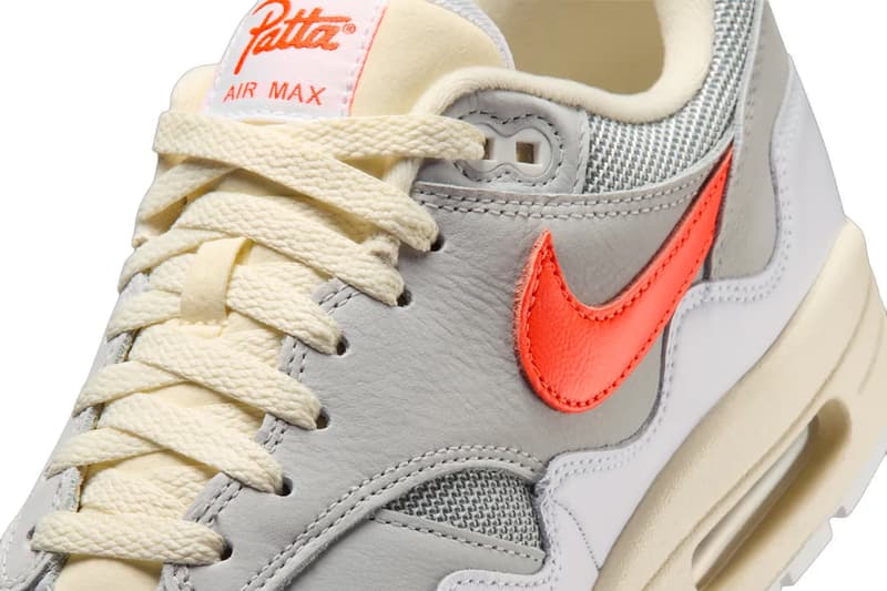 Patta x Nike Air Max 1 “White/Hyper Crimson” Release Info | Hypebeast