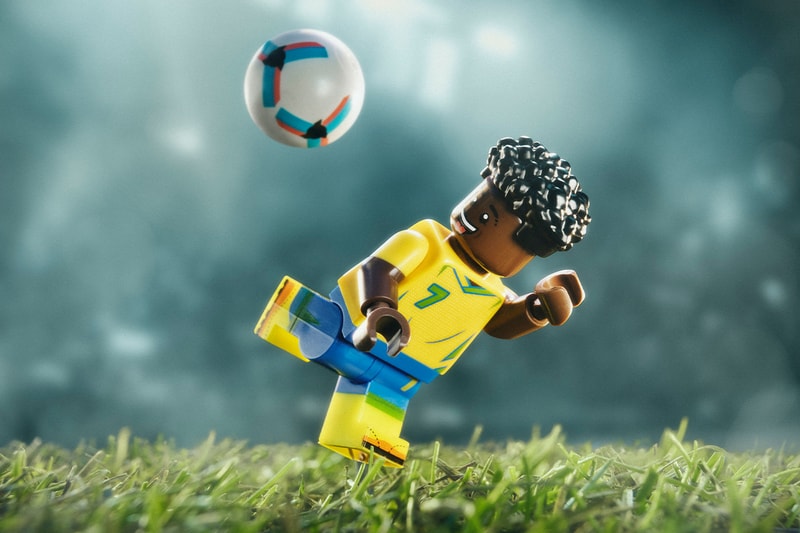 Cristiano Ronaldo Kylian Mbappé Lionel Messi Vini Jr "LEGO Editions ...