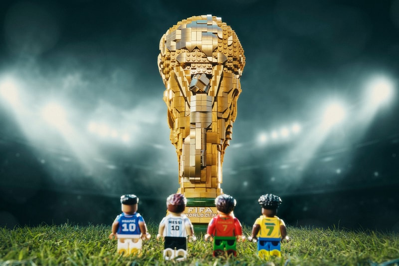 Cristiano Ronaldo Kylian Mbappé Lionel Messi Vini Jr "LEGO Editions ...
