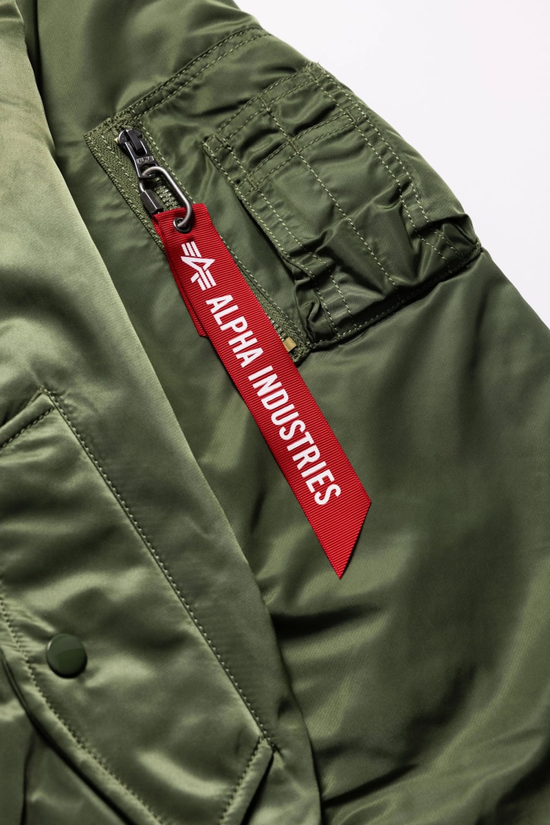 eYe Junya Watanabe MAN x Alpha Industries MA-1 Hybridjacke aus Nylon ...