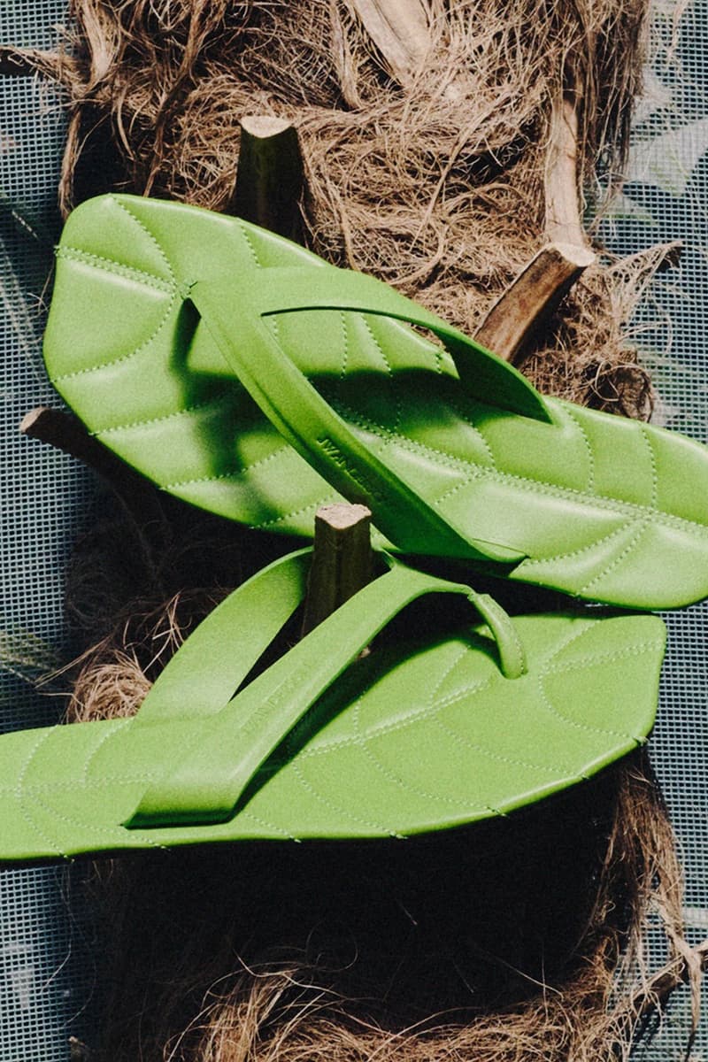 JW Anderson 2026 Summer Series Leaf Slides 植感涼鞋主打款 | Hypebeast
