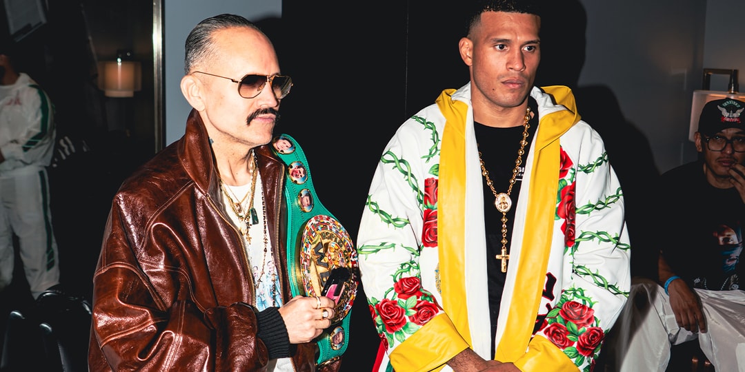 Willy Chavarria Custom Fight Night Fit David Benavidez | Hypebeast