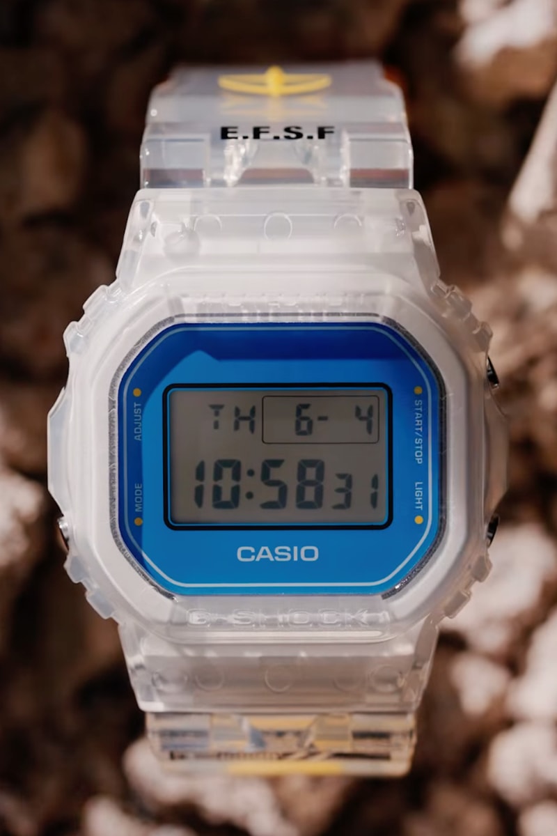 G-SHOCK x Gundam DW-5600 Collaboration Info | Hypebeast