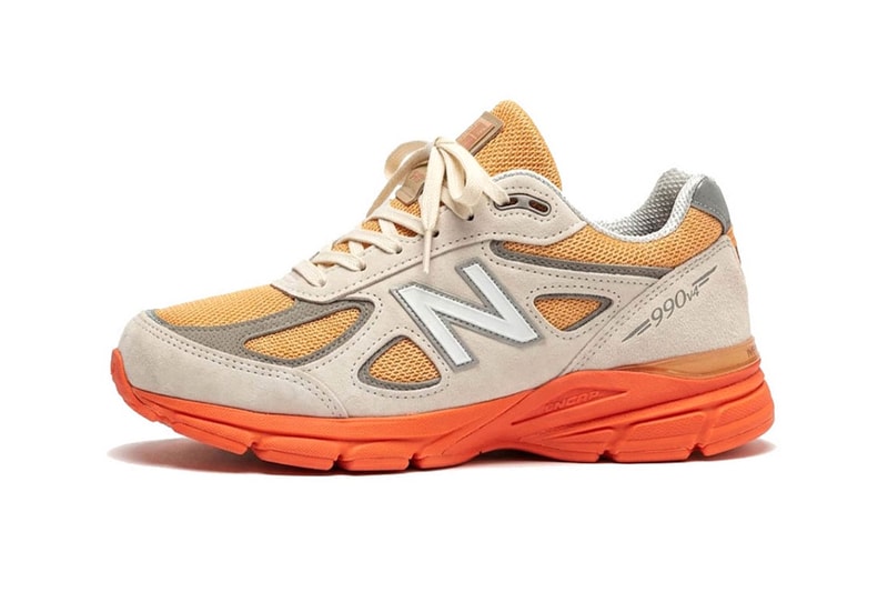 New Balance 990v4 "Moonbeam/Tangerine Heat/Dried Orange" | Hypebeast