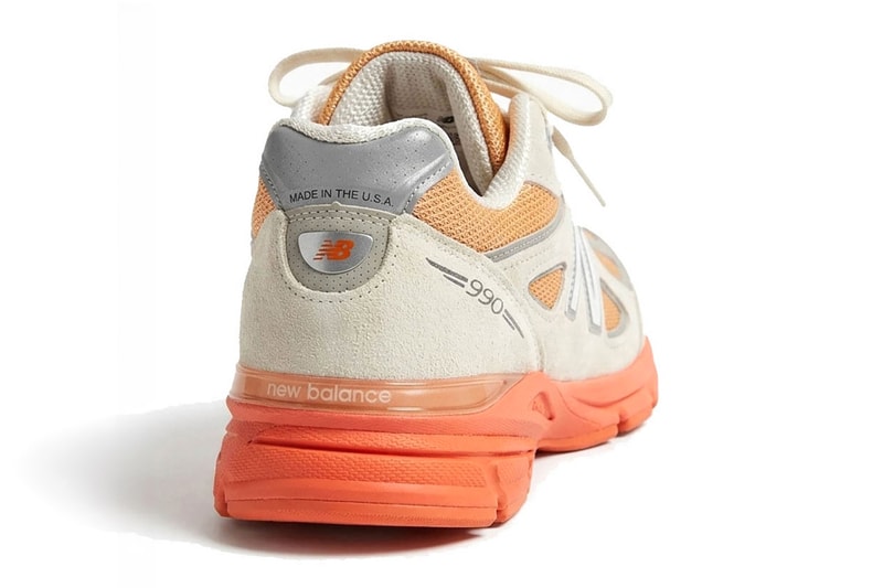 New Balance 990v4 "Moonbeam/Tangerine Heat/Dried Orange" | Hypebeast