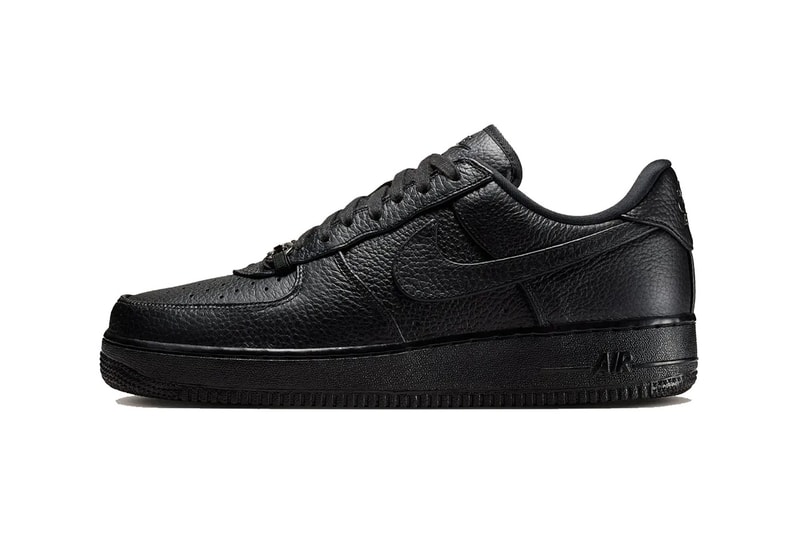 Nike Air Force 1 Low "Black Leather" Loafer Buckle | Hypebeast
