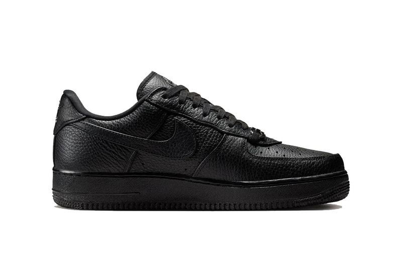 Nike Air Force 1 Low "Black Leather" Loafer Buckle | Hypebeast