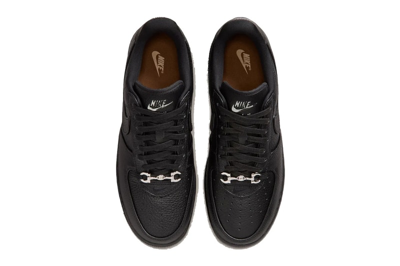 Nike Air Force 1 Low "Black Leather" Loafer Buckle | Hypebeast
