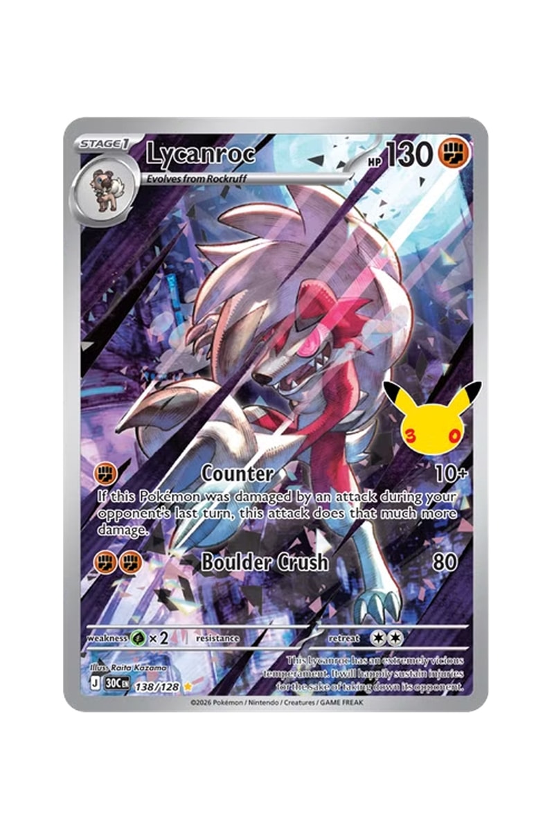 Pokémon TCG : nouveau pack célébration 30e anniversaire | Hypebeast