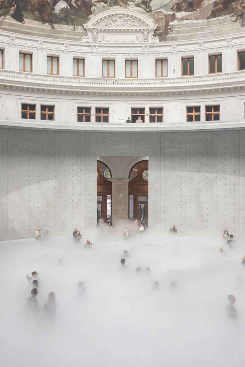 Fujiko Nakaya Cloud Sculpture at Bourse de Commerce | Hypebeast