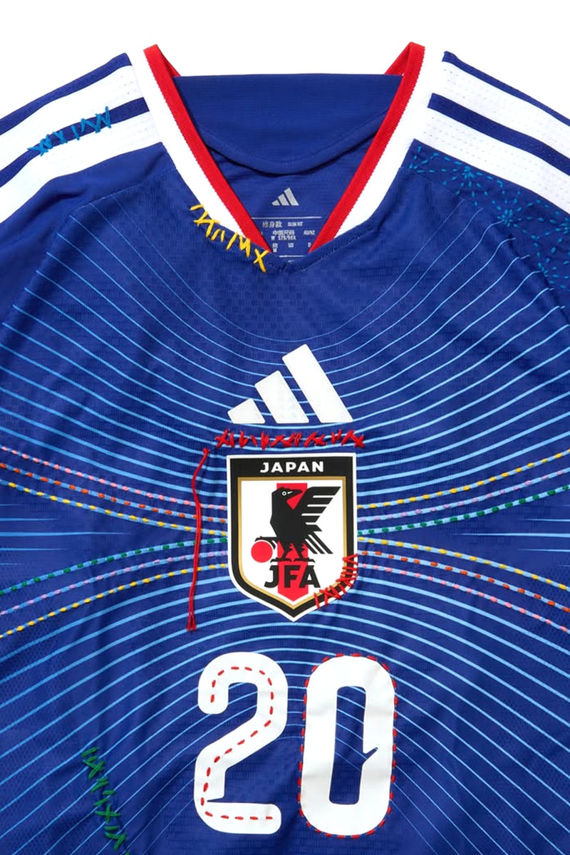 Japan World Cup 球衣獲 Sashiko Gals 手作刺繡改造｜客製版 Takefusa Kubo 戰袍 | Hypebeast