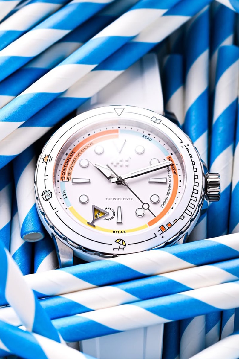 seconde/seconde/ x Christopher Ward C60 Pool Diver Summer Watch | Hypebeast