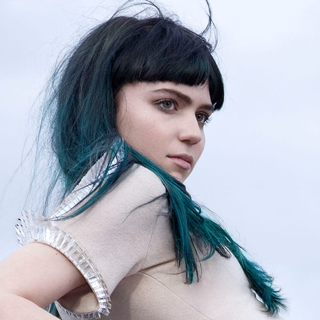Grimes Blue Hair