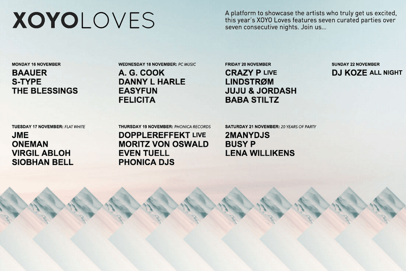 XOYO Loves | Hypebeast