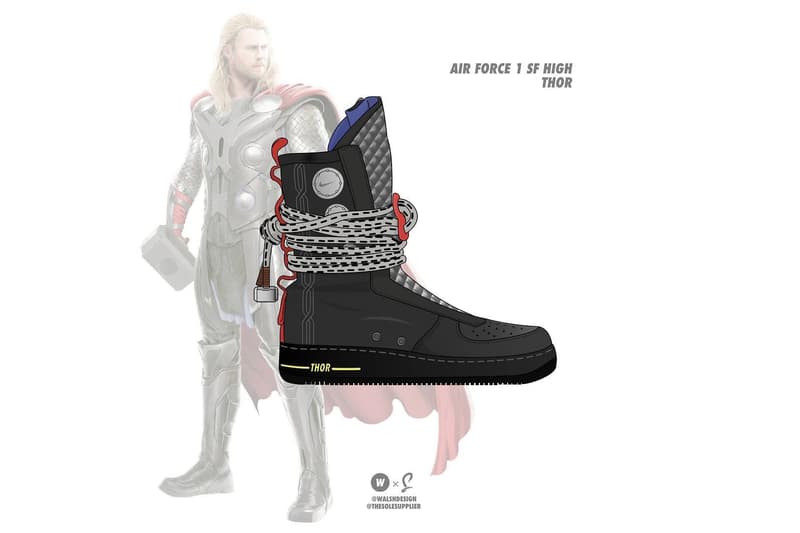 Une Collaboration Entre Nike Et Marvel Est Imaginée Par Un Illustrateur ...
