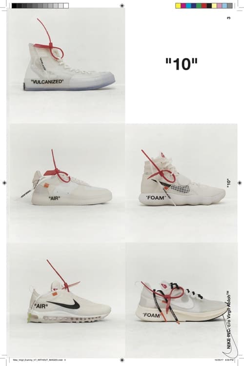 Le "TEXTBOOK" De Nike Et Virgil Abloh Revient Sur "The Ten" | HYPEBEAST