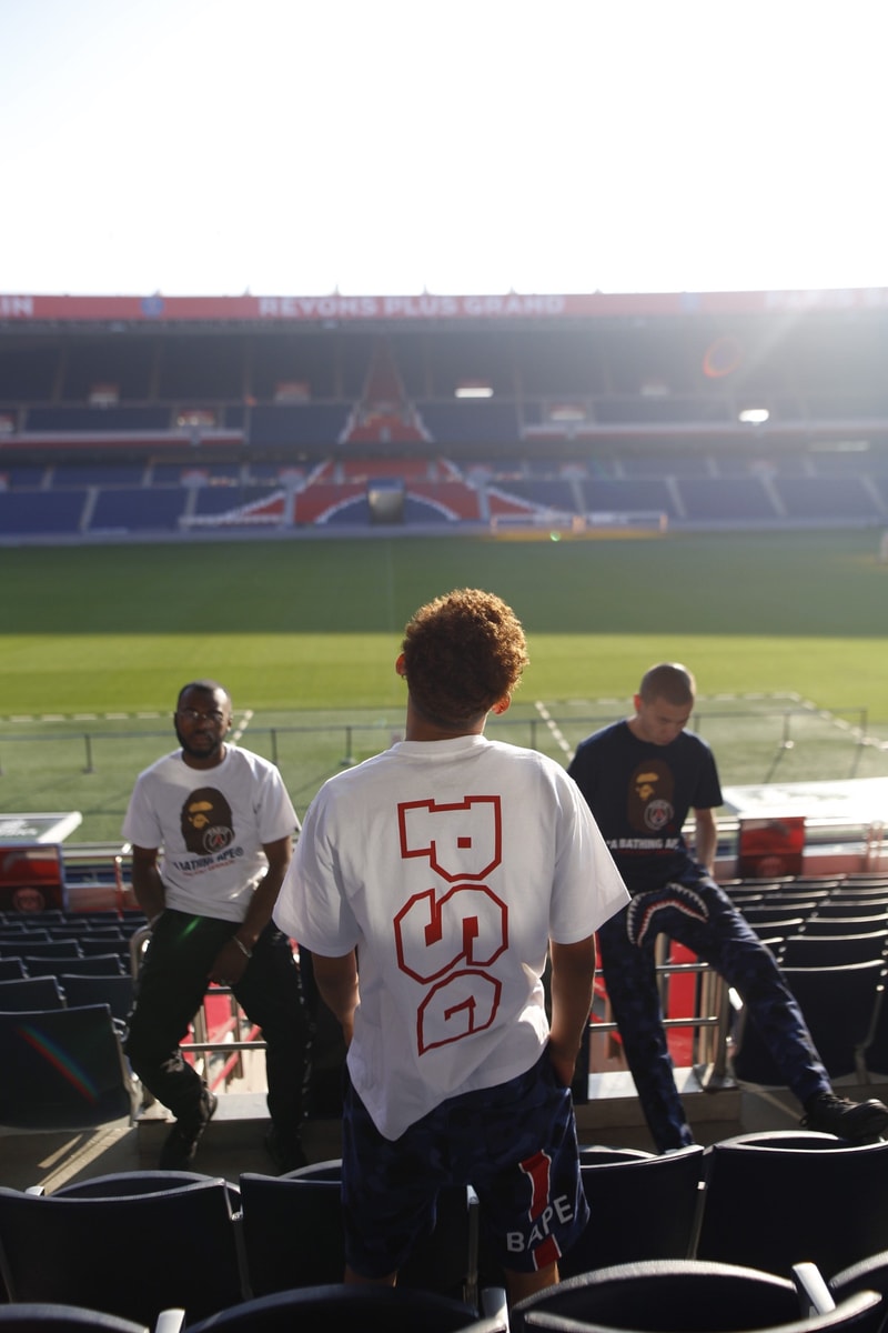 BAPE x PSG : Tous Les Produits De La Collab Dévoilés Dans Un Lookbook ...