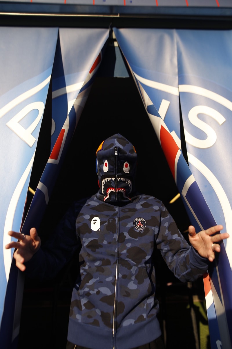 BAPE x PSG : Tous Les Produits De La Collab Dévoilés Dans Un Lookbook ...
