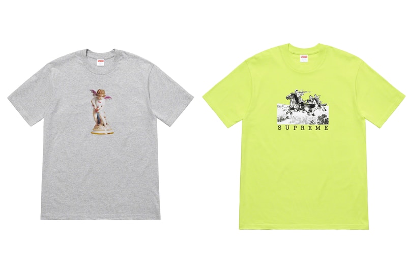 Supreme : Nouveaux t-shirts Printemps inspirés par Ghost Rider ou Dali ...