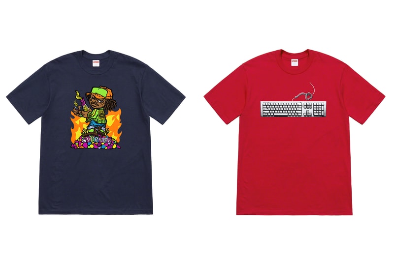 Supreme : Nouveaux t-shirts Printemps inspirés par Ghost Rider ou Dali ...