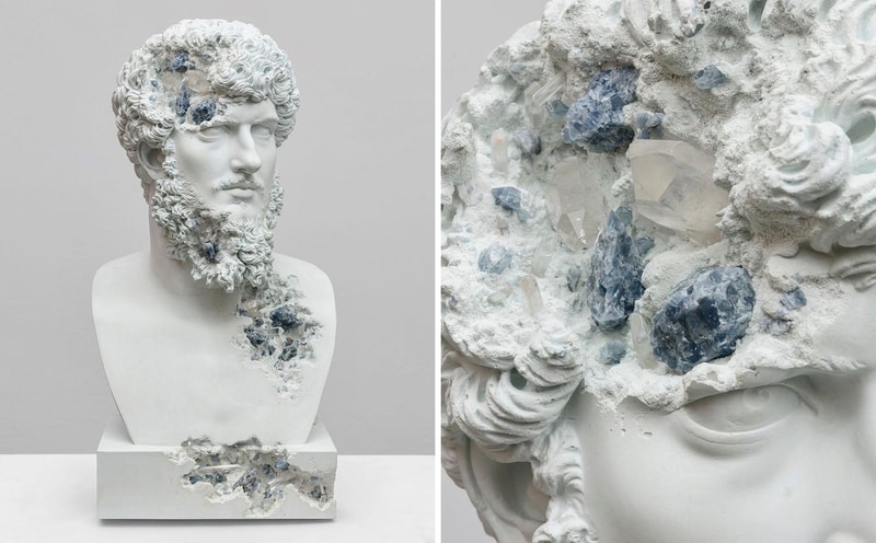 Daniel Arsham : Zoom sur les sculptures de la Grèce antique revisitées ...