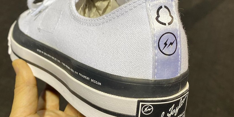 Converse x fragment design x Moncler : Premier aperçu d'une Chuck ...