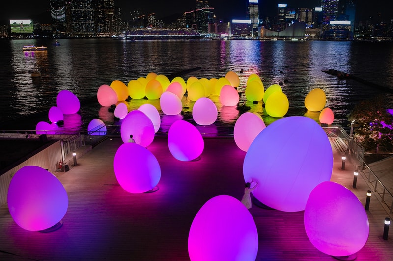 teamLab Resonating Ovoids and Trees in Hong Kong | Hypeart