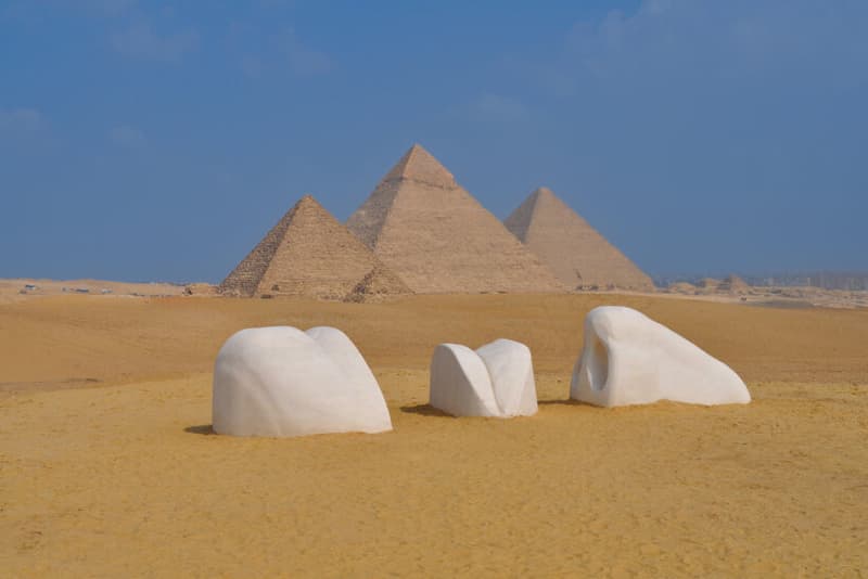 Giza Pyramids Become Open-Air Museum for 'Forever Is Now' | Hypeart